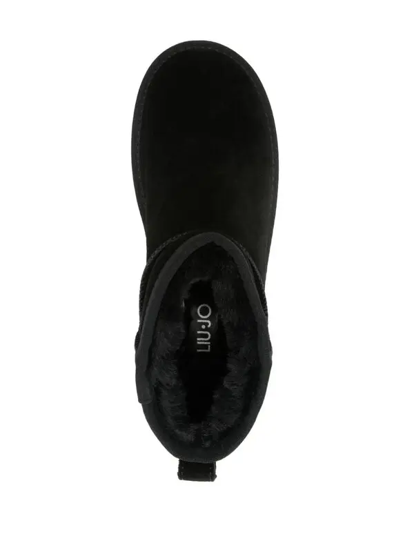 Liu Jo Suede Ankle Boots - Black