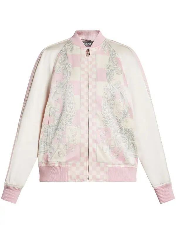 Versace Barocco-print Bomber Jacket
