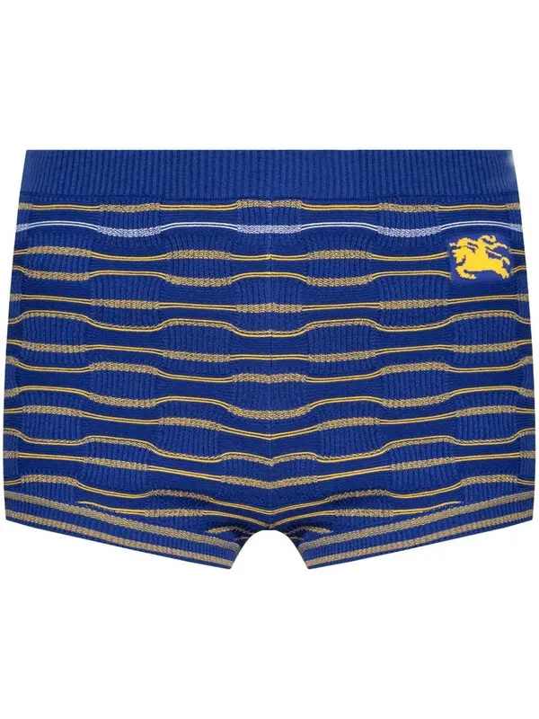 Burberry Striped Knitted Mini Shorts