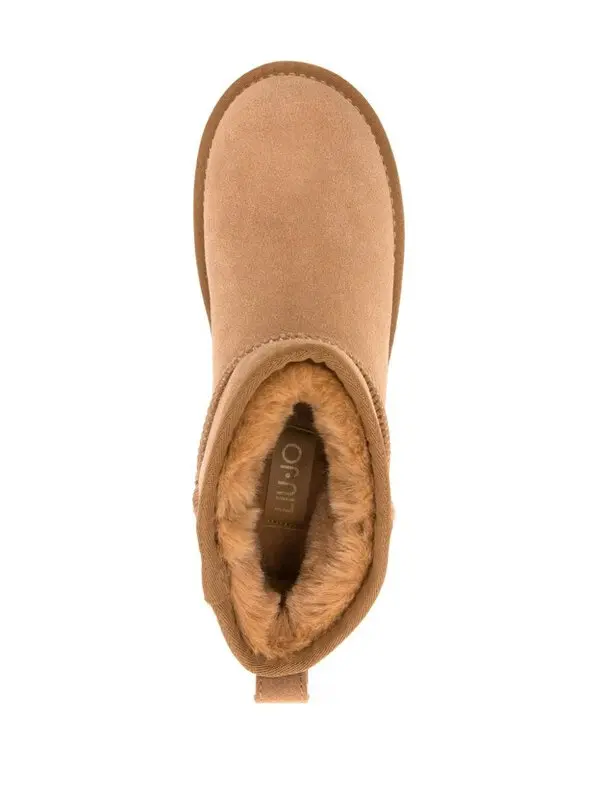 Liu Jo Suede Ankle Boots - Brown