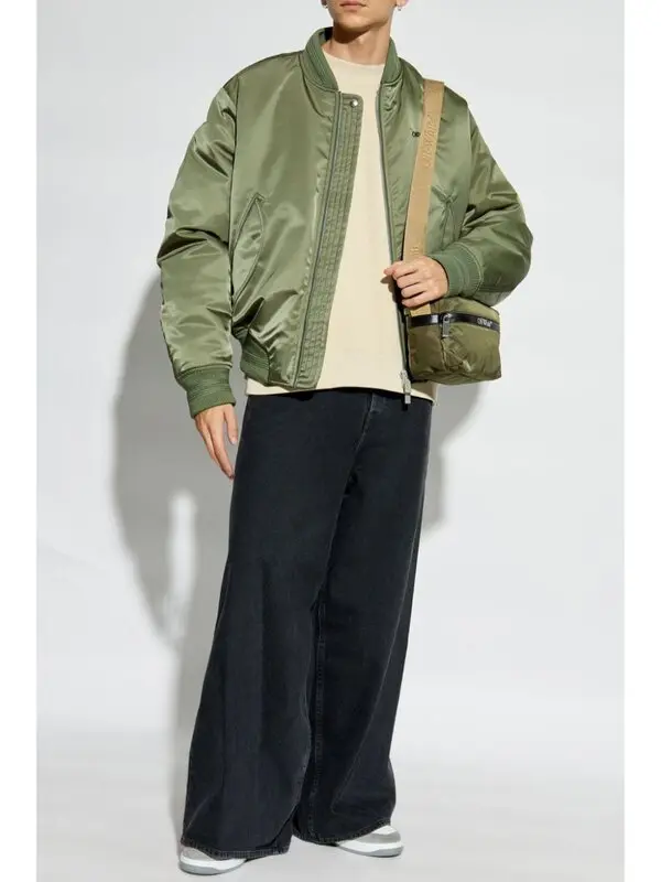 Off-White Embroidered-logo Cotton Sweatshirt - Neutrals