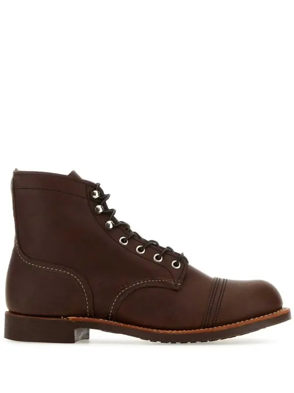 Red Wing Iron Ranger Leather Ankle Boots - Brown