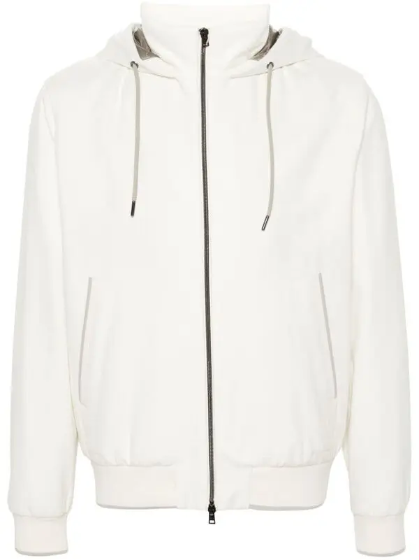 Herno Hooded Jacket - Neutrals