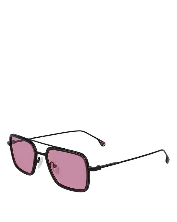 Paul Smith Hugon Navigator Sunglasses - Red/pink Solid