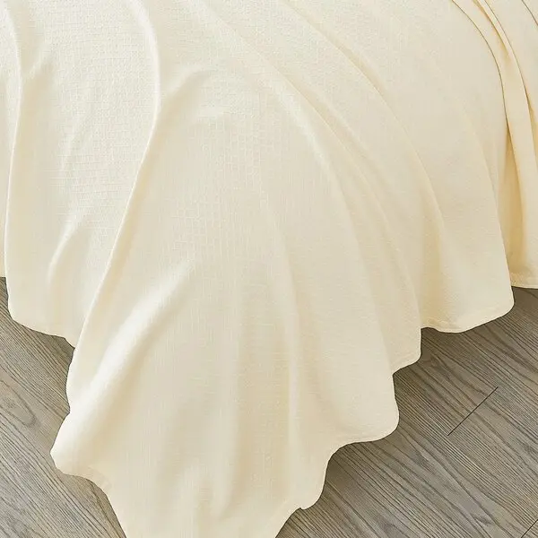 Bloomingdale'S Egyptian Cotton Diamond Blanket - Ivory