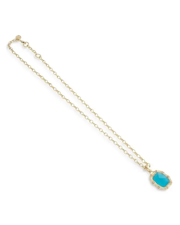 ANABEL ARAM Bamboo Stone Necklace - Blue/gold