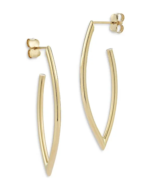 Bloomingdale'S Navette Hoop Earrings - Gold