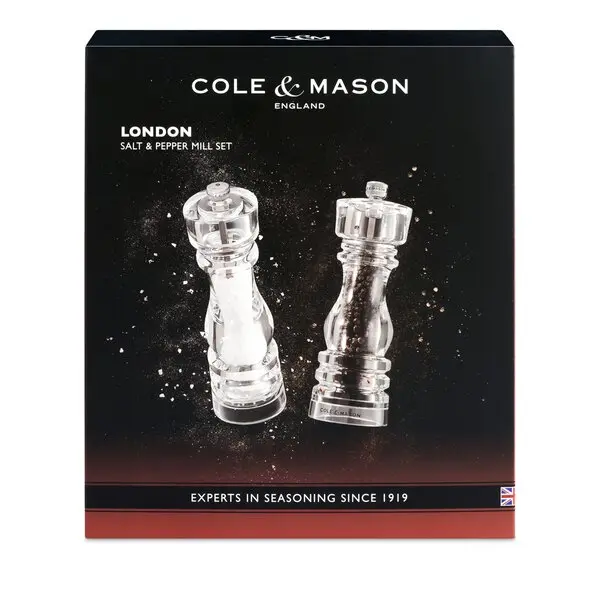 COLE & MASON London 7 Salt And Pepper Mill Set