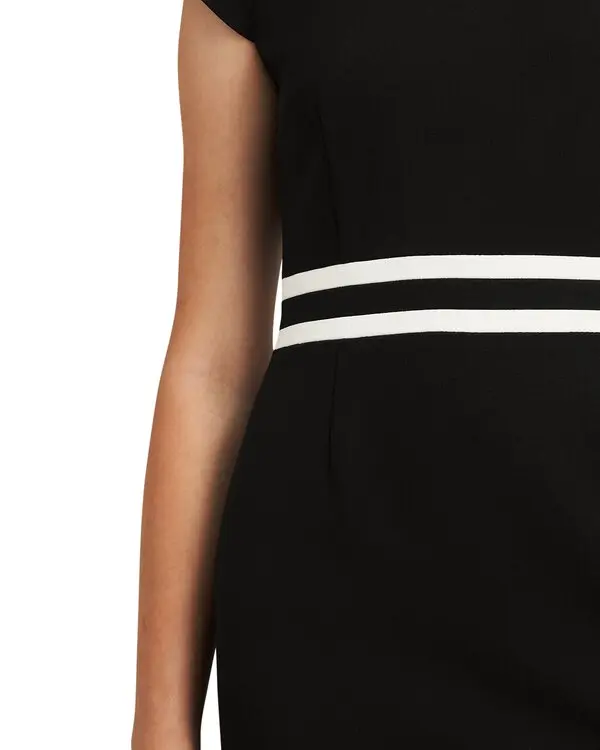 HOBBS LONDON Harmony Sheath Dress - Black Ivory
