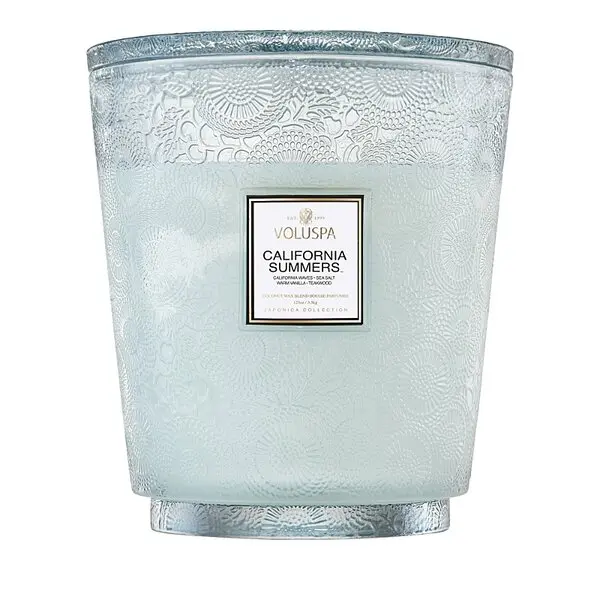 Voluspa California Summers 5 Wick Hearth Candle, 123 Oz - No Color