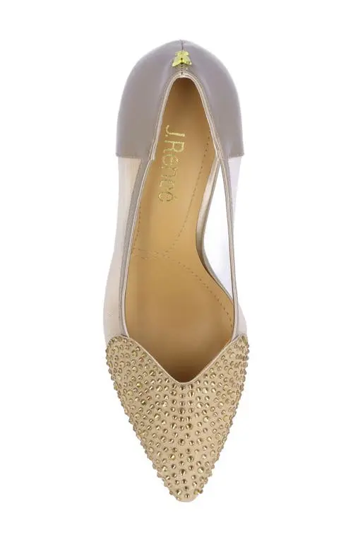 J. Reneé Coopid Pointed Toe Pump - Beige