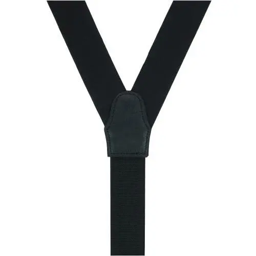 Trafalgar Monte Bello Interlocked Silk Suspenders - Black
