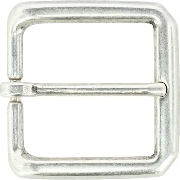Trafalgar 35mm Square Harness Belt Buckle - Silver