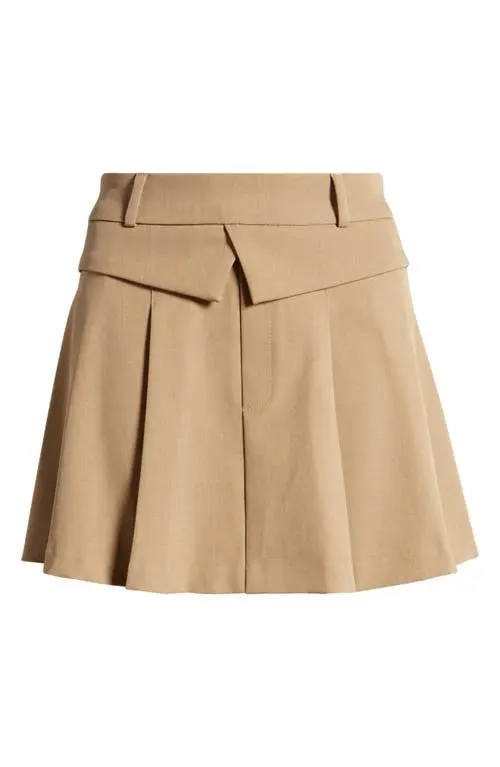 ALL IN FAVOR Pleated Mini Skirt