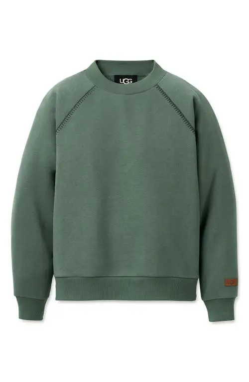UGG Classic Cotton-blend Sweatshirt - Green Stone
