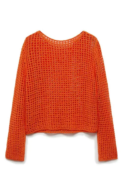 Mango Openwork Sweater