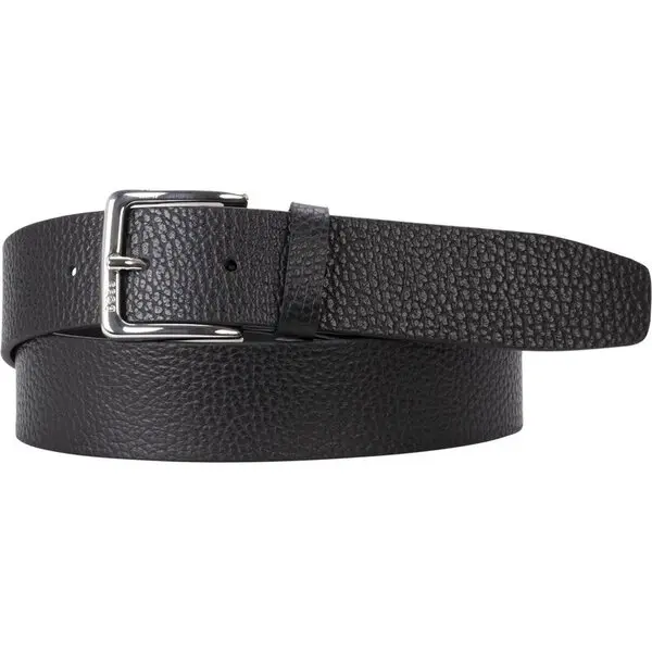 BOSS Ronnie Leather Belt - Black