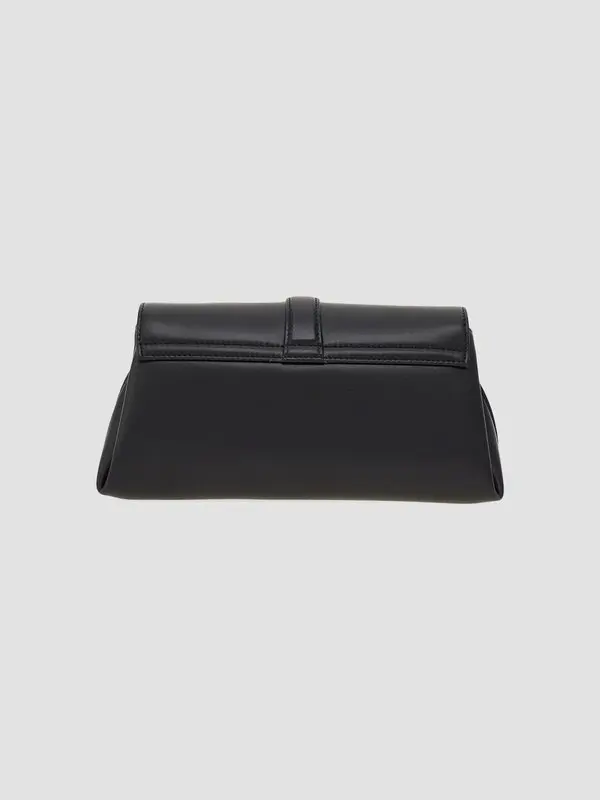 FERRAGAMO New Line Leather Shoulder Bag - Nero