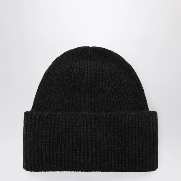 Destin Ribbed Knit Beanie - Grey