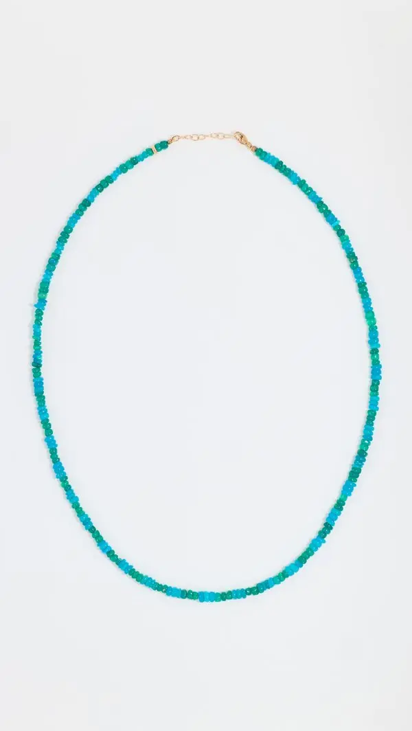 Jia Jia 14k Mini Stripe Opal Necklace