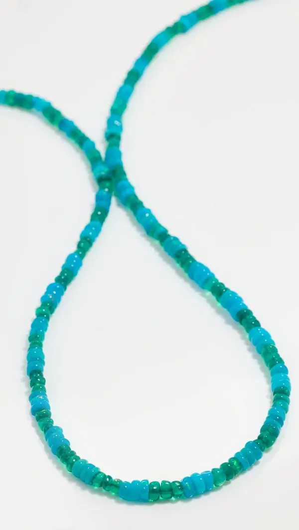 Jia Jia 14k Mini Stripe Opal Necklace