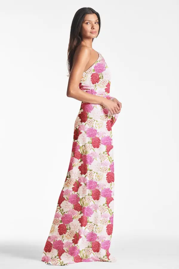Sachin & Babi Keely One-shoulder Gown - Campo Di Fiore