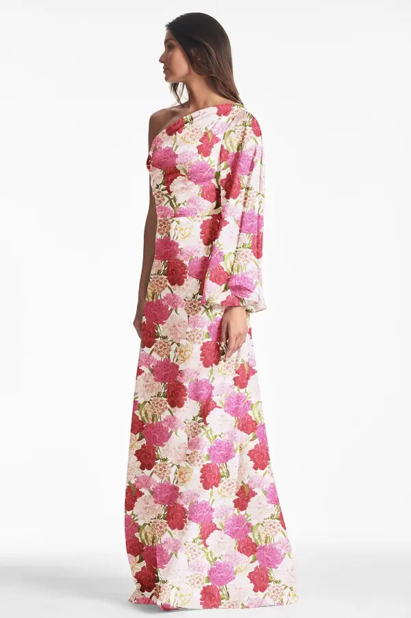 Sachin & Babi Keely One-shoulder Gown - Campo Di Fiore