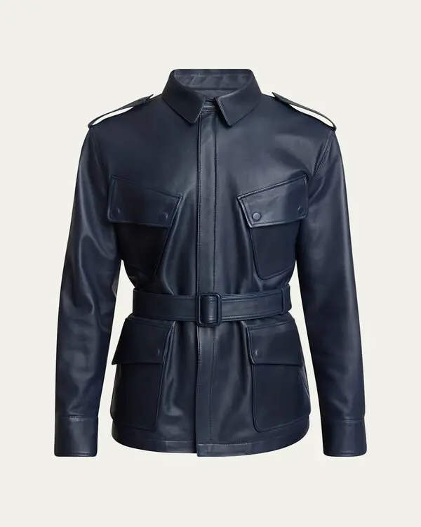 Givenchy Leather Safari Jacket