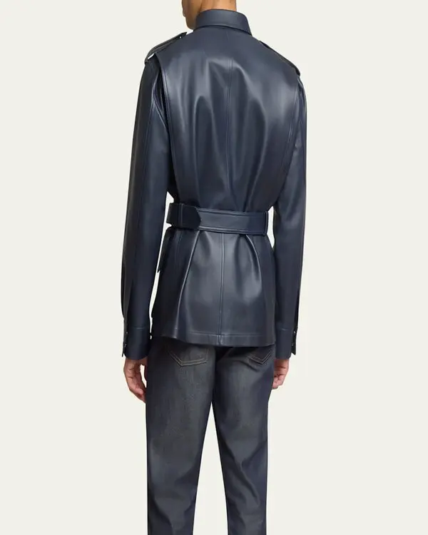 Givenchy Leather Safari Jacket