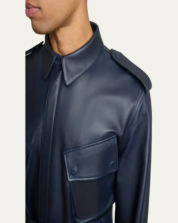 Givenchy Leather Safari Jacket