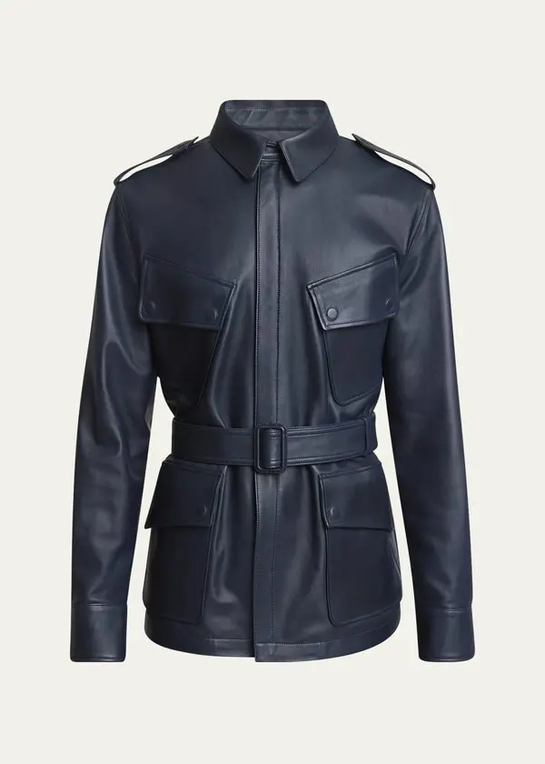 Givenchy Leather Safari Jacket