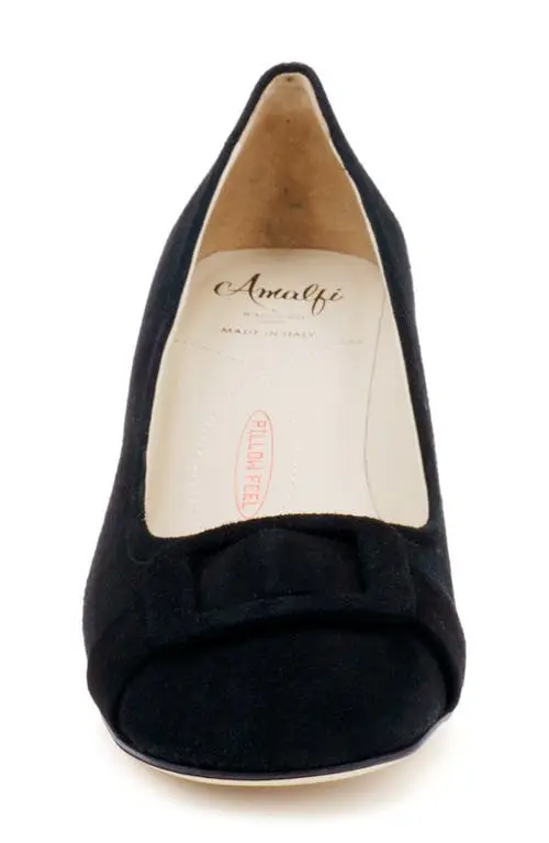 AMALFI BY RANGONI Baccio Pump - Black Cashmere