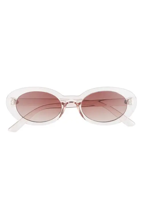 Bp. Round Sunglasses - Clear- Pink