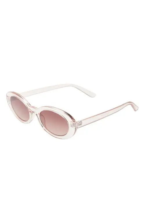 Bp. Round Sunglasses - Clear- Pink