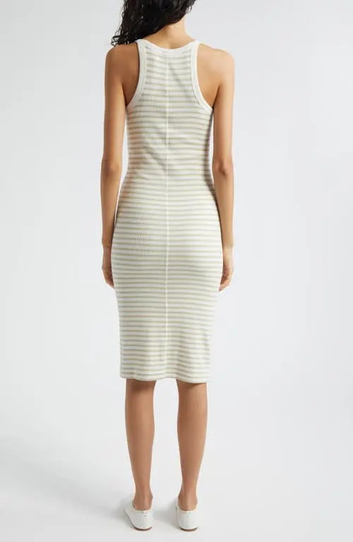 ATM Anthony Thomas Melillo Stripe Rib Tank Dress