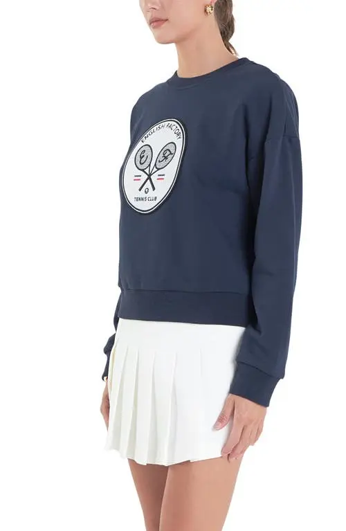 English Factory Sports Club Embroidered Sweatshirt