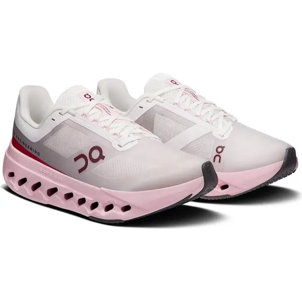 On Cloudsurfer Next Running Shoe - Peony/ivory