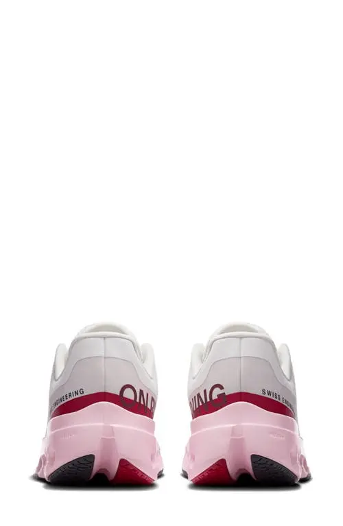 On Cloudsurfer Next Running Shoe - Peony/ivory