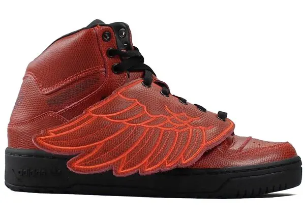 Adidas Js Wings Bball High-top Sneakers - Red