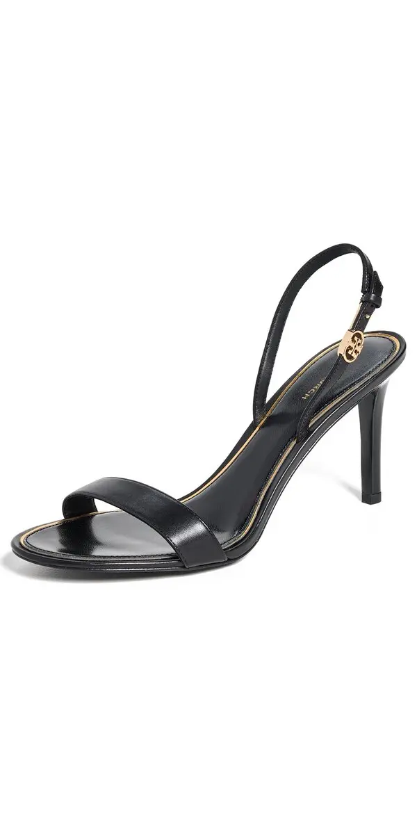 Tory Burch Double T Buckle Heel Sandals 85mm