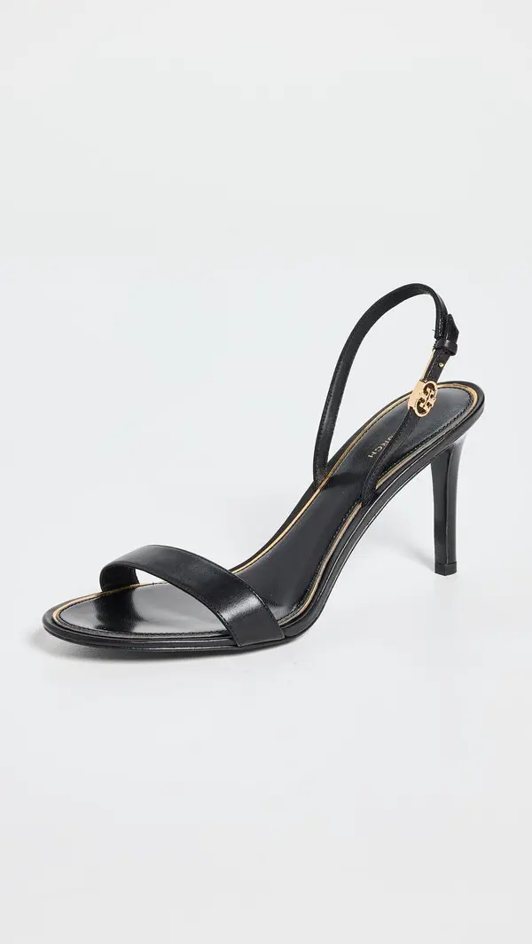 Tory Burch Double T Buckle Heel Sandals 85mm