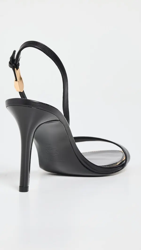 Tory Burch Double T Buckle Heel Sandals 85mm