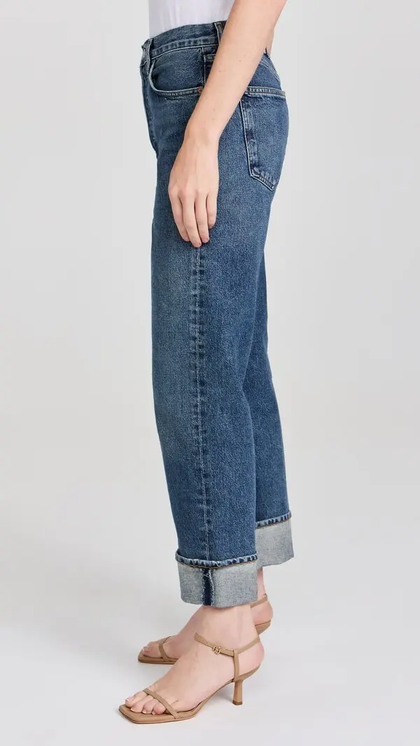AGOLDE Fran Low Slung Straight Leg Jeans