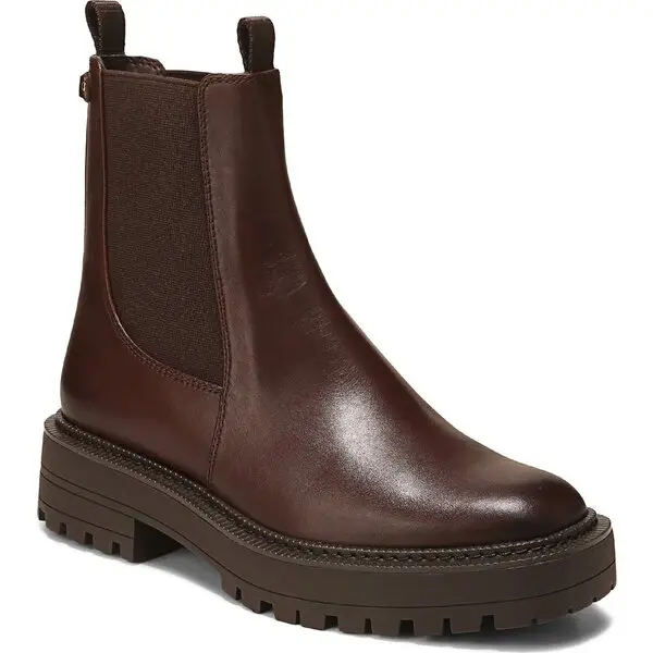 Sam Edelman Laguna Platform Chelsea Boot - Chesnut