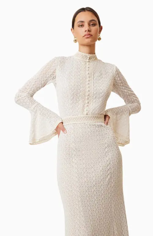 chinese dress ladies Orla Short Sleeve Midi Dress - Ivory main image 0