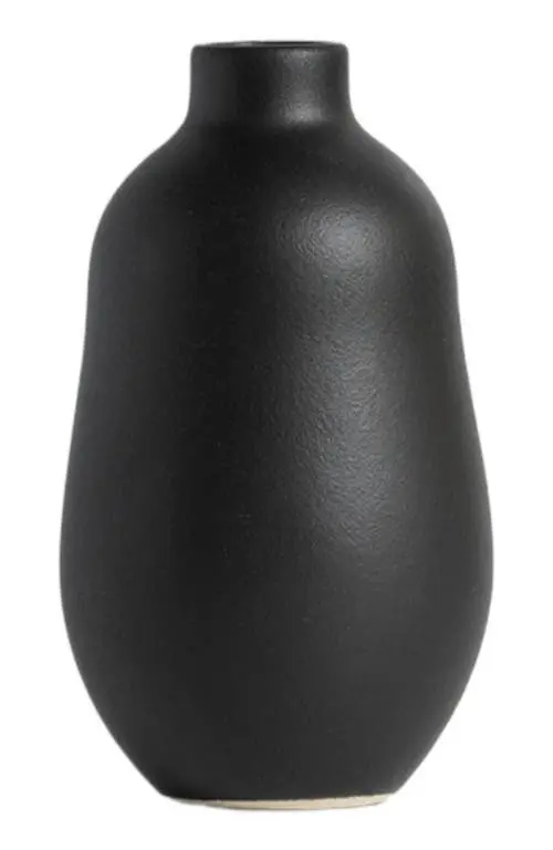 GHARYAN STONEWARE Stoneware Vase - Black