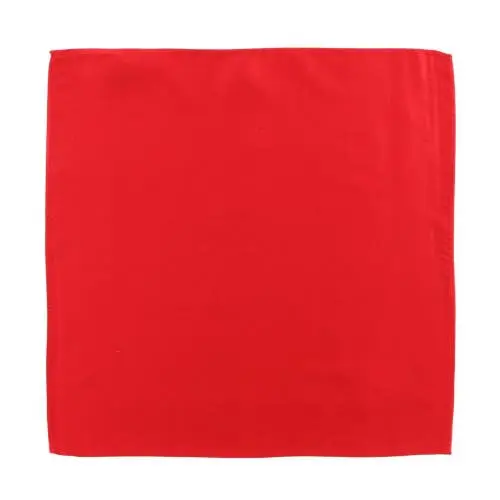 Trafalgar Sutton Solid Color 13 Inch Silk Pocket Square - Red