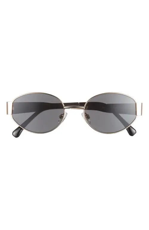 Bp. 54mm Round Frame Sunglasses - Goldmoke