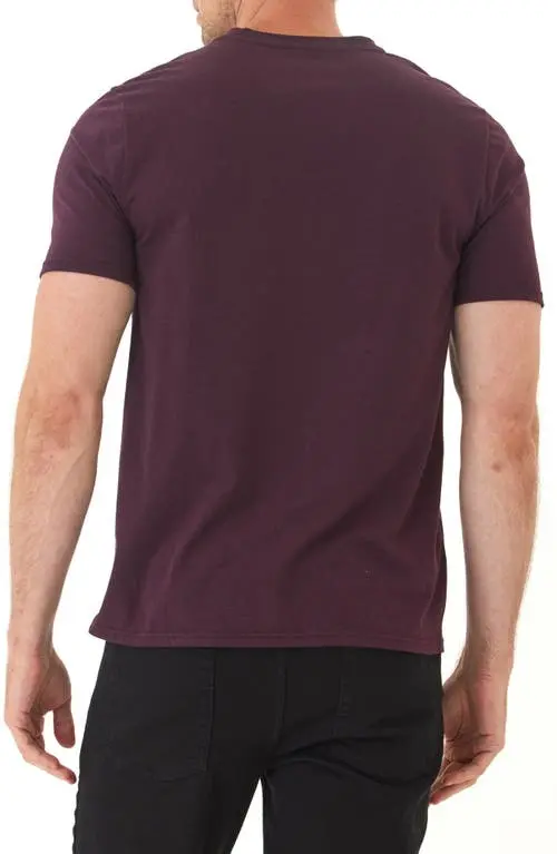 THREADS 4 THOUGHT V-neck Slub T-shirt - Ultra Maroon