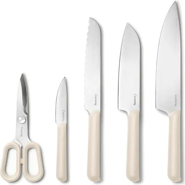 CARAWAY 5-piece Knife Set - Cream